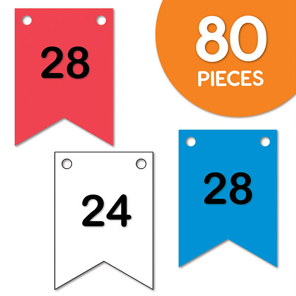 Large Red White & Blue Pennant Banners – FreshCut Crafts