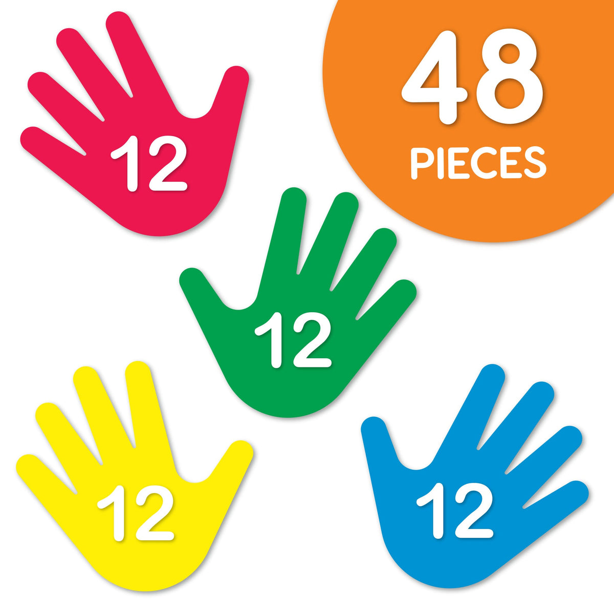 Handprint PRIMARY Cutouts with IDEA GUIDE – FreshCut Crafts
