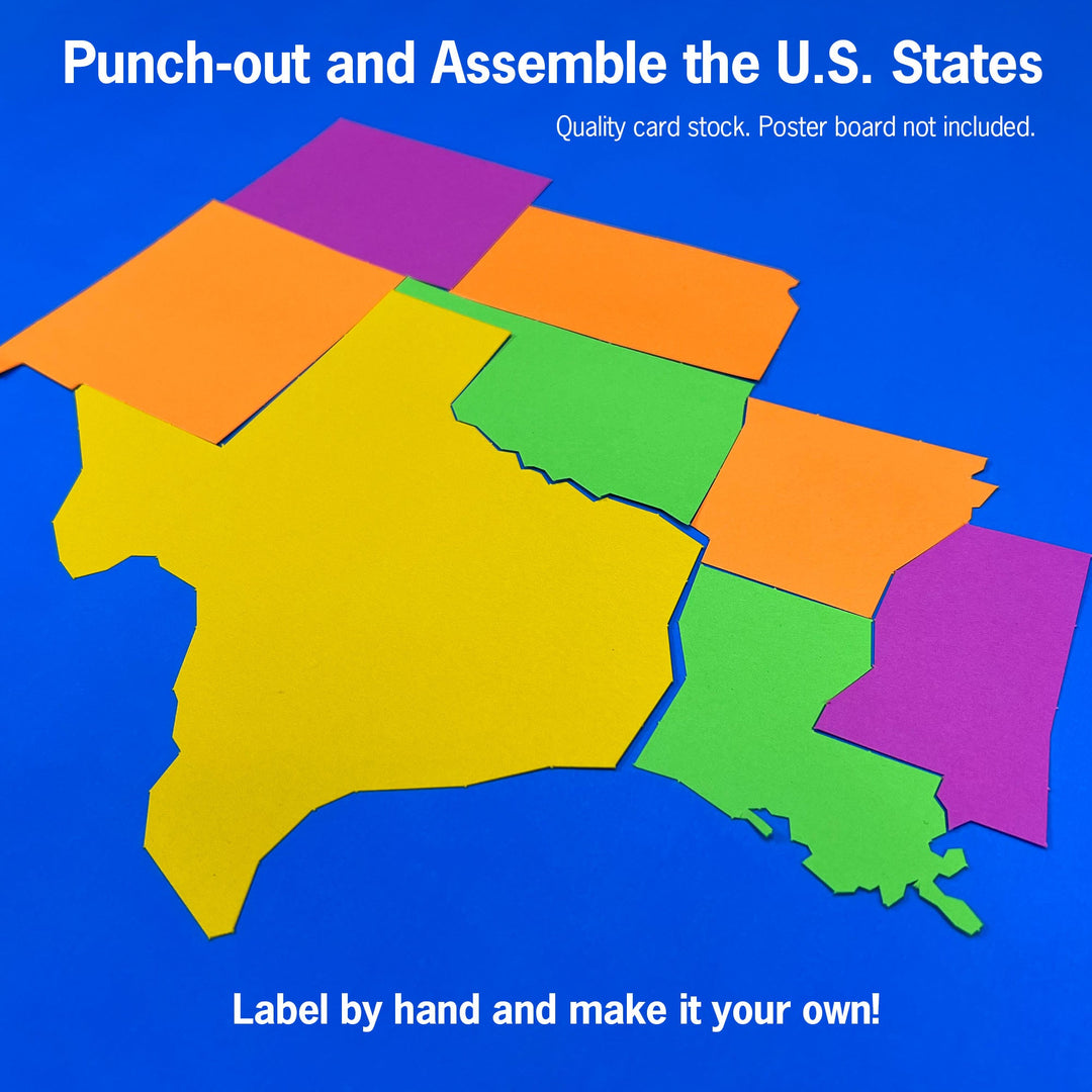 DIY U.S. Map Puzzle – FreshCut Crafts