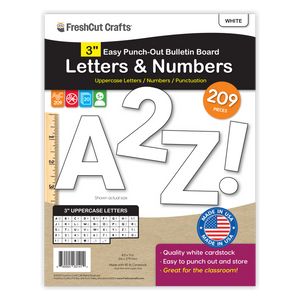 3 inch Letters & Numbers – FreshCut Crafts
