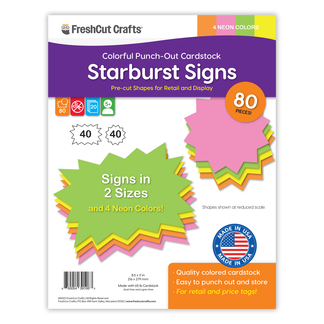 Starburst Signs – FreshCut Crafts