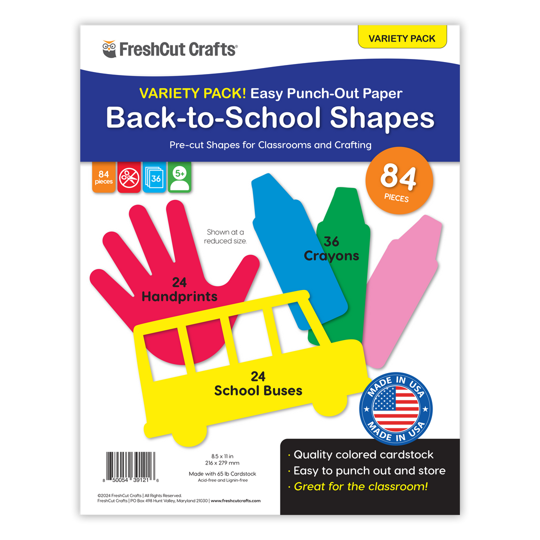 Back-to-School Shapes – FreshCut Crafts