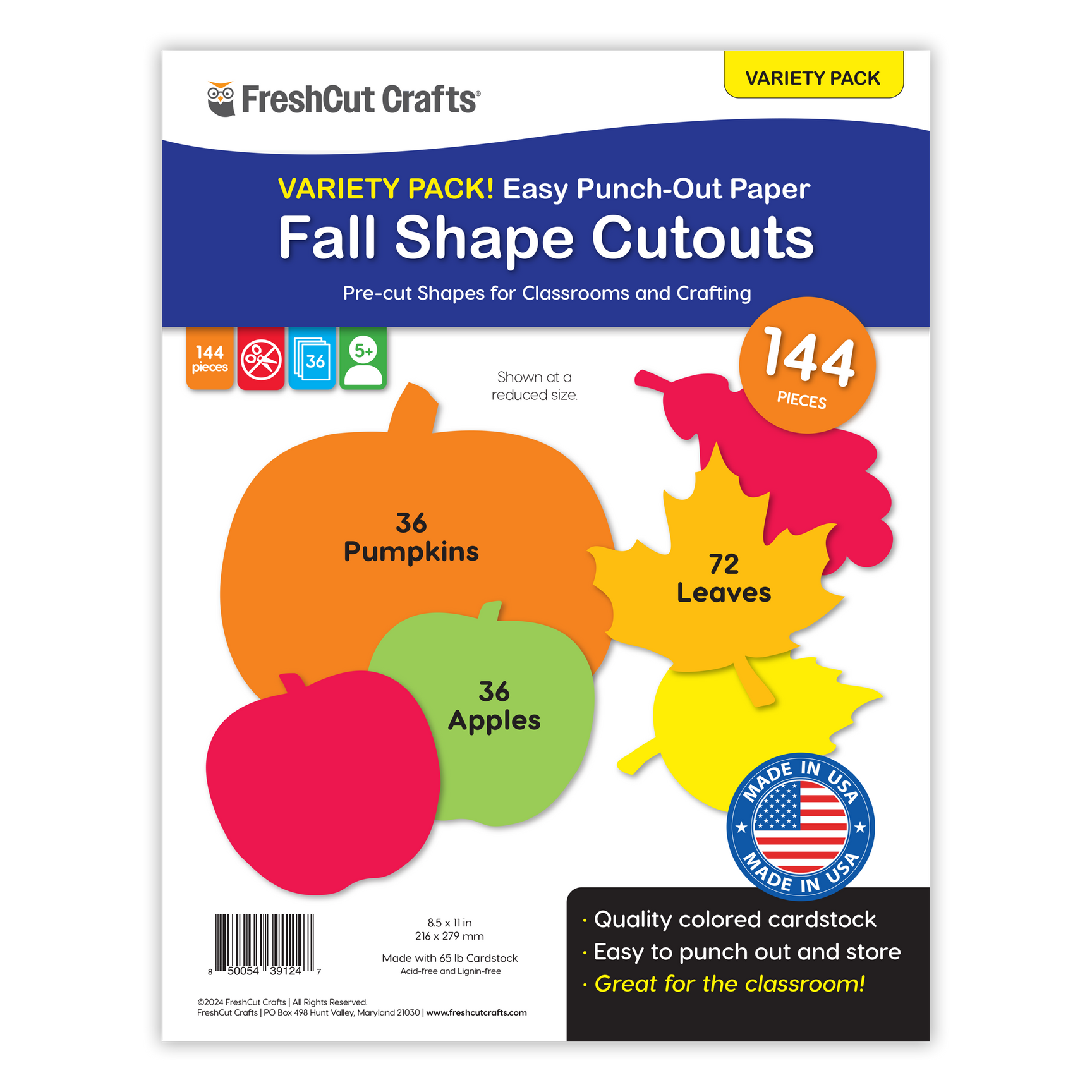 Fall Shape Cutouts – FreshCut Crafts