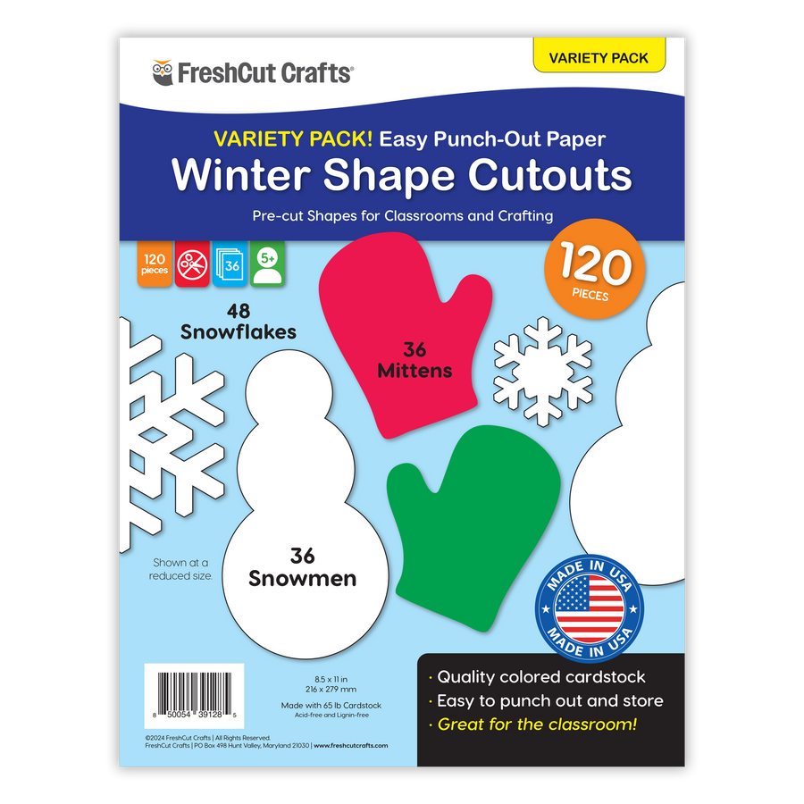Winter Shape Cutouts – FreshCut Crafts