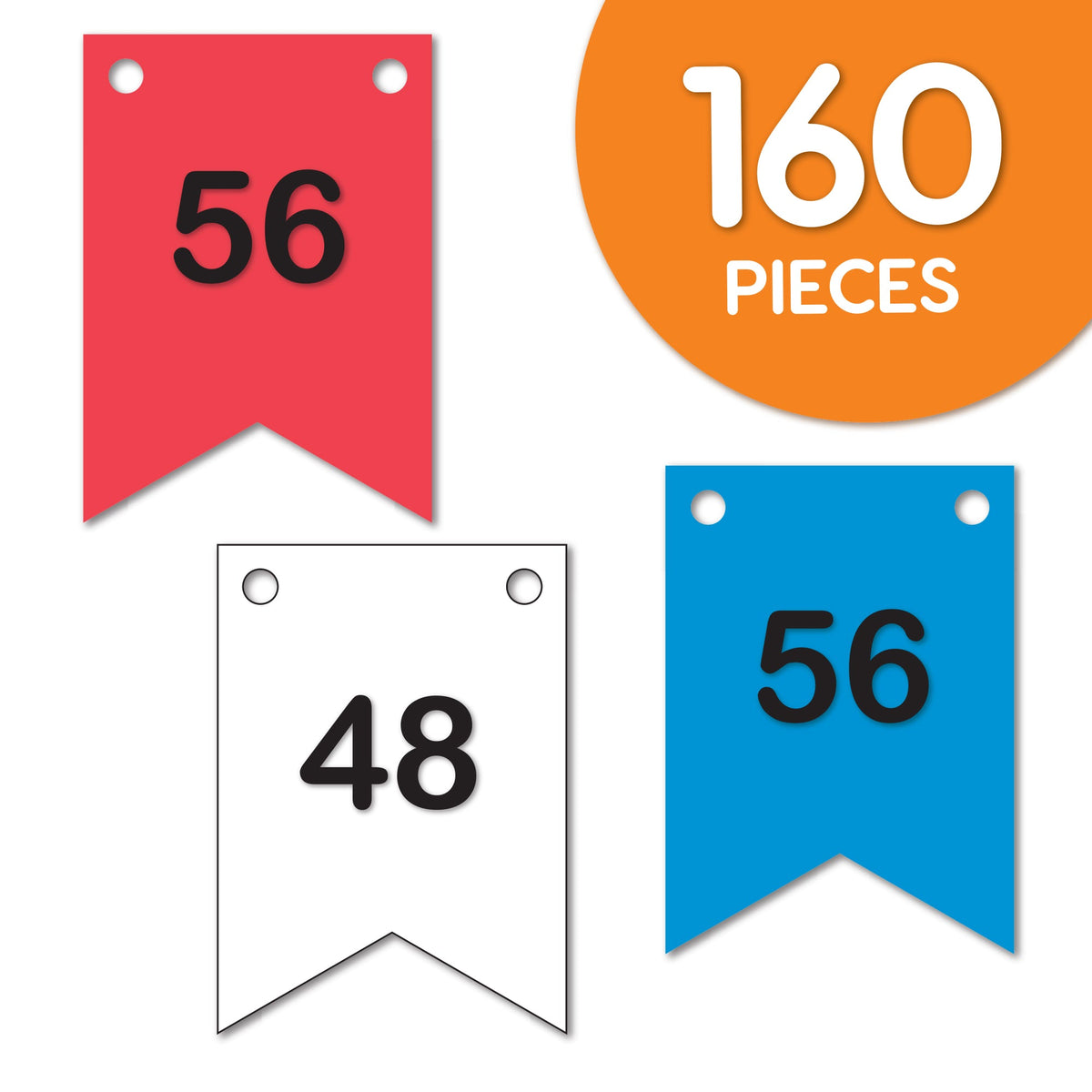 Small Red White & Blue Pennant Banners – FreshCut Crafts