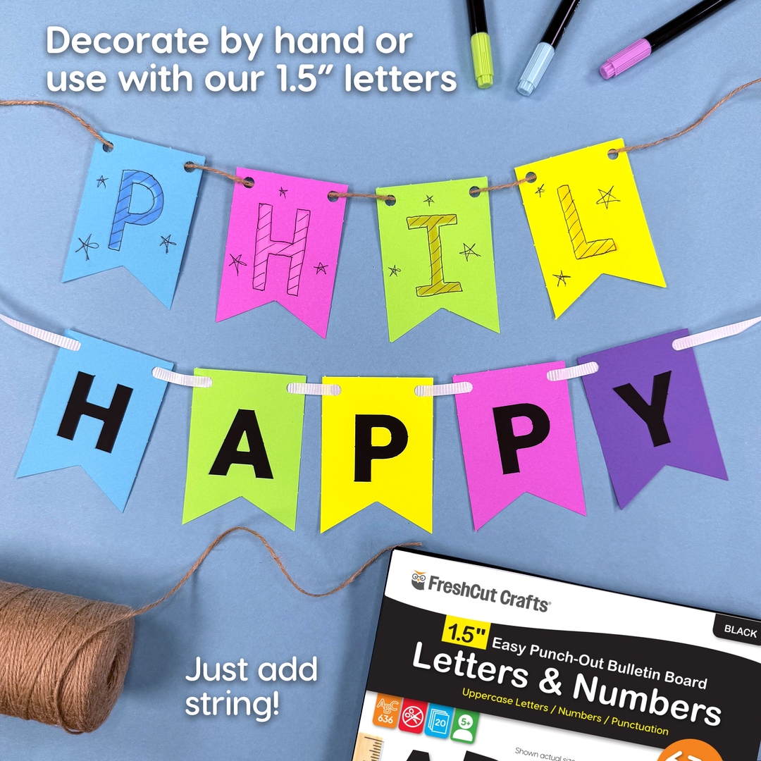 Small DIY Banner Flags – FreshCut Crafts