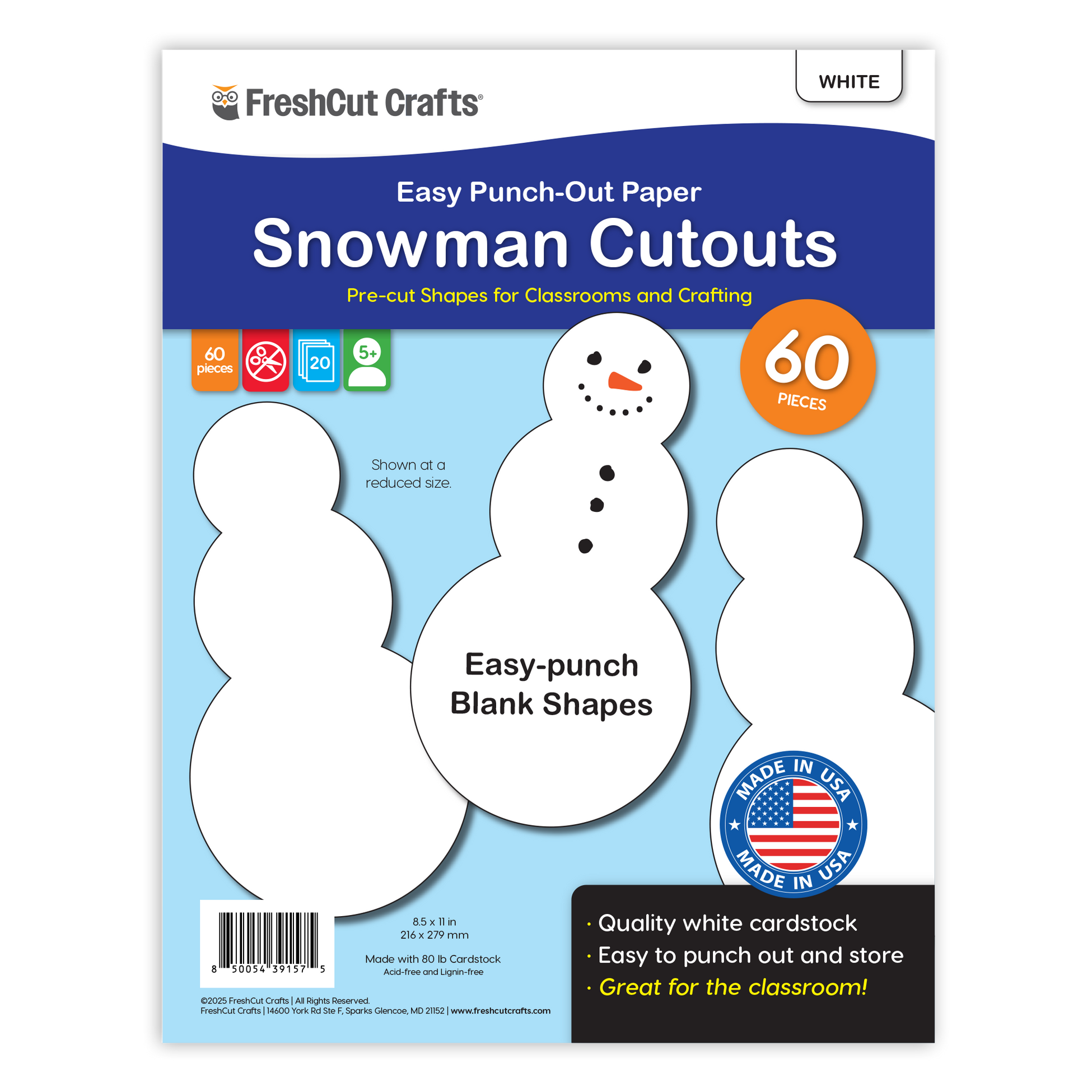 Winter Shapes Cutouts Collection | Die Cut Winter Shapes & Punch-Out ...