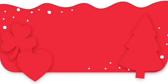 Holiday Shapes Cutouts | Pre-Cut Die Cut Shapes for Festive Crafting ...
